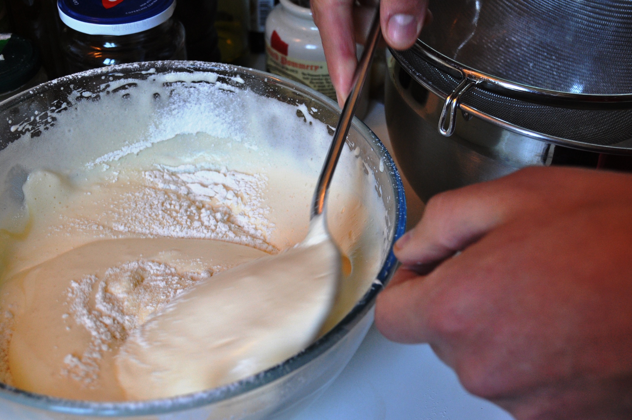 Folding in the flour | Bread, Cakes And Ale